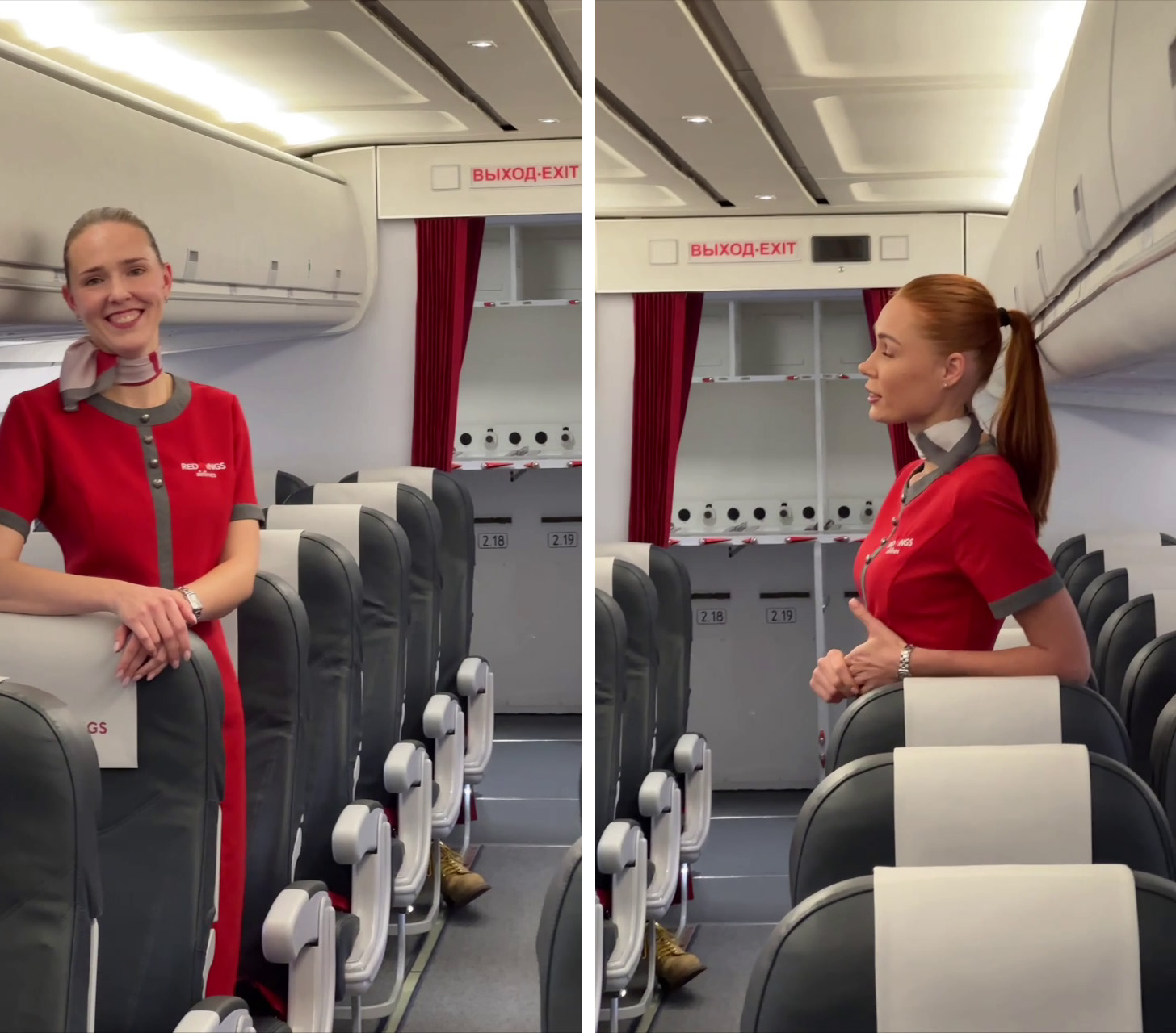 Так выглядит «старый новый» Ту-214 авиакомпании Red Wings: живые изображения из кабины пилотов и ...